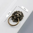 SUNFEX Vintage Zinc Alloy Lion Head Drawer Handle For Home Interior ...