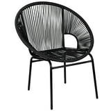 Costway 3PCS Garden Patio Plastic Rope Acapulco Furniture Bistro Set ...