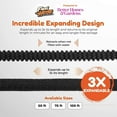 Flexi Hose 100 FT Black, Burst-Proof Heavy Duty Expandable Garden Hose ...