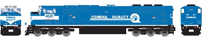 Athearn G64792 HO Conrail SD70MAC Phase Vla Diesel Locomotive #4131 ...