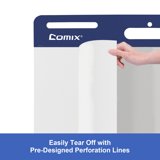 Comix Sticky Easel Pad, 20 x 23 Inches Flip Chart Paper for Teachers, Large Self Stick Easel ...