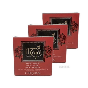 Maja Classic Luxury Perfumed Soaps Gift Box Of 3 Round Toilet Soaps ...