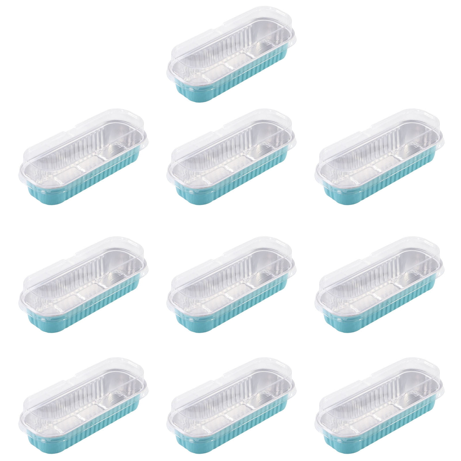 nbuaila 1 Set Rectangle Cake Pan Food Grade Heat-Resistant Disposable ...