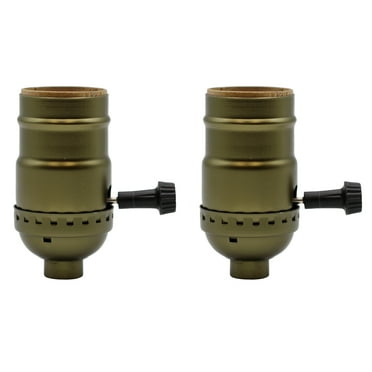 B&P Lamp® Bakelite Socket Fixture W/Bottom Turn Knob, Import Brand ...