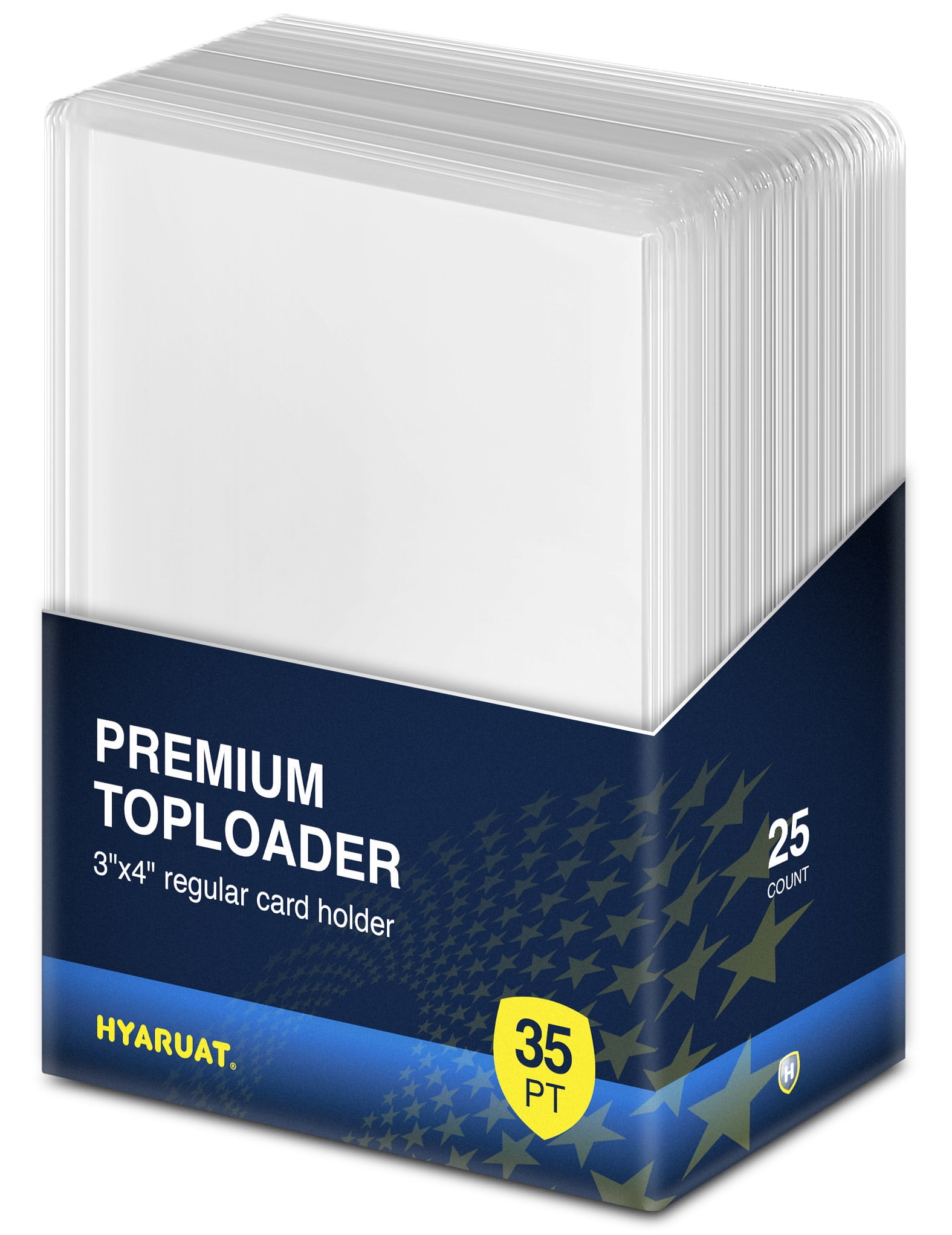HYARUAT 35pt Top Loaders for Cards, Regular Holder with Protective Film ...