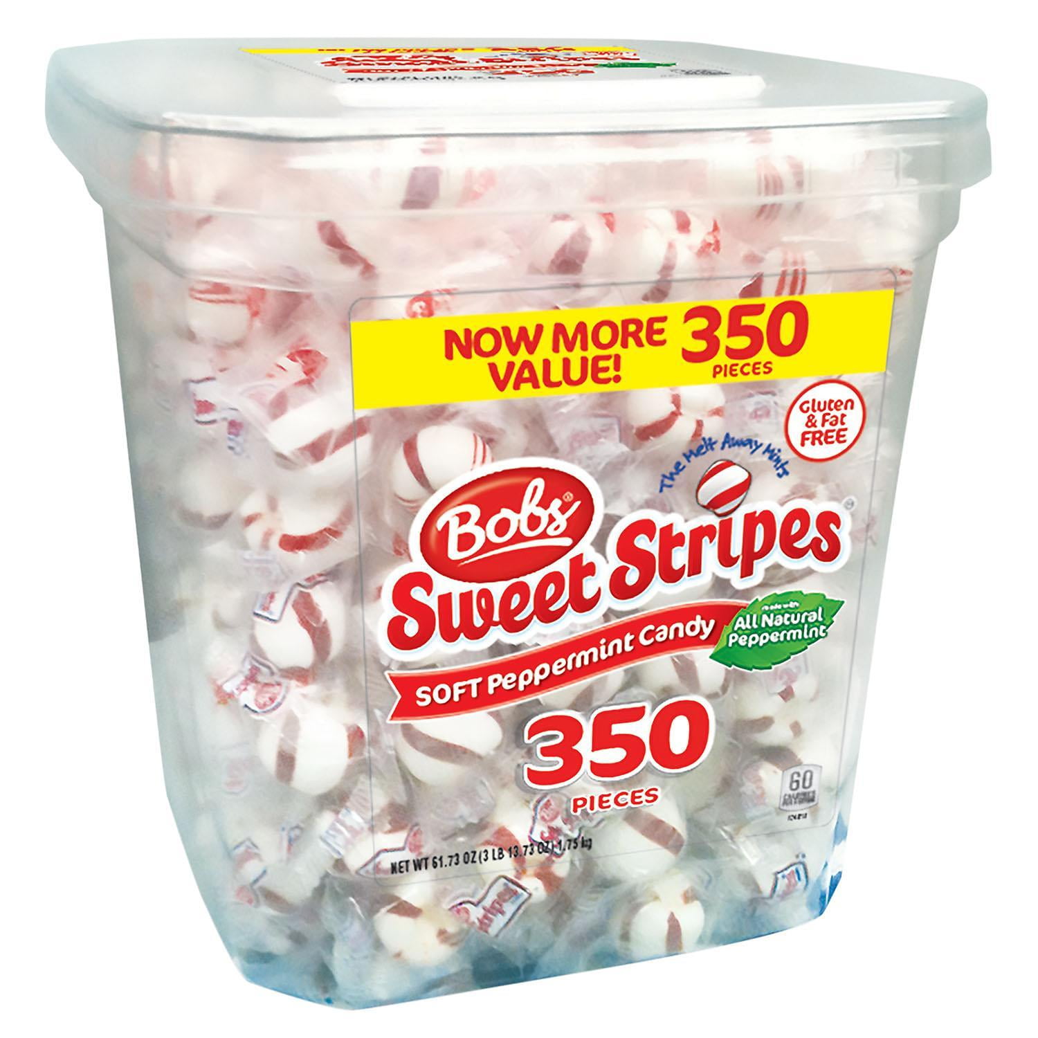 2 (PACK)Bobs Sweet Stripes Soft Peppermints (61.73 oz., 350 ct ...