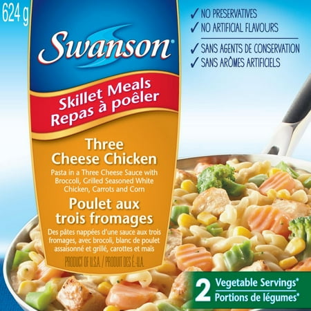 Swanson Skillet Meals Three Cheese Chicken - Walmart.ca