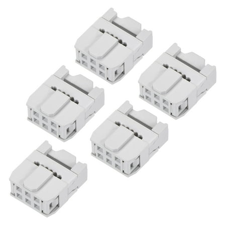 6P Dual Rows 2.54mm Pitch Transition Plug Socket for Flat Ribbon Cable ...