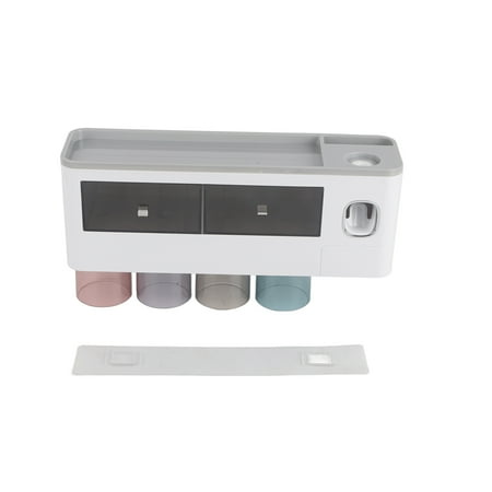 Toothbrush Storage Rack Toothbrush Wall Holder Automatic Toothpaste ...
