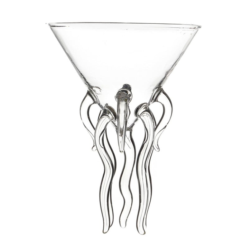 Octopus Cocktail Glass Martini Jellyfish Glass Wine Glasses Drinkware ...