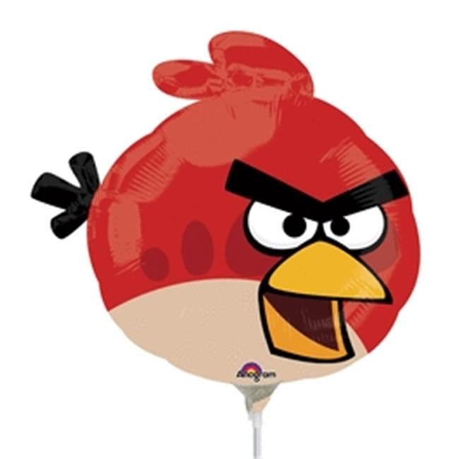 Anagram 58502 14 in. Angry Birds Red Bird Inflated Balloon - Walmart.com
