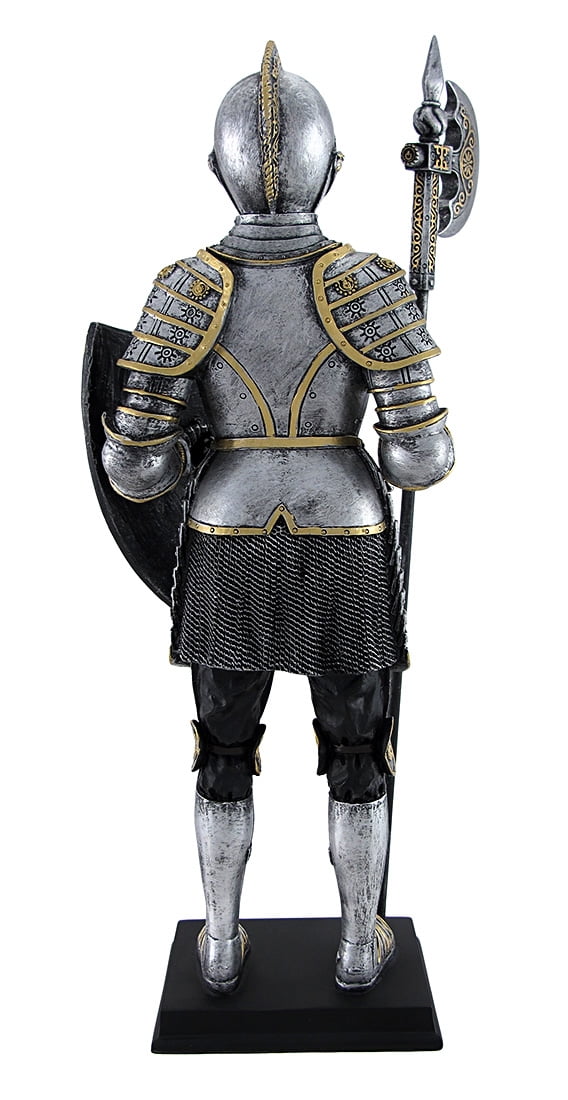 Medieval Armor Knight With Poleaxe and Shield Statue | Walmart Canada