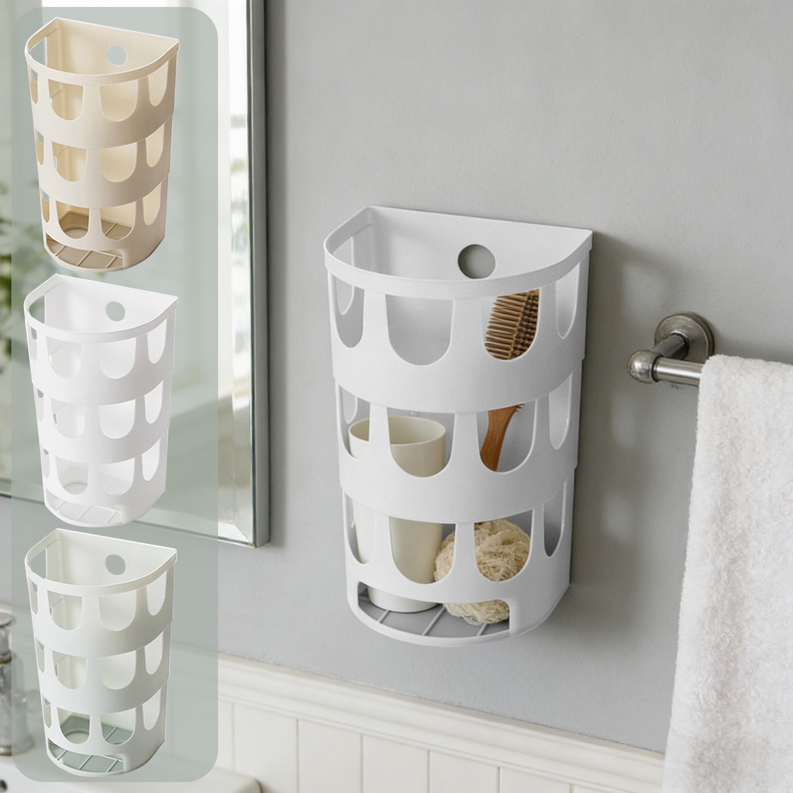 Click here for Yhmxh Wall Mount Storage Basket Adhesive Cabinet D... prices