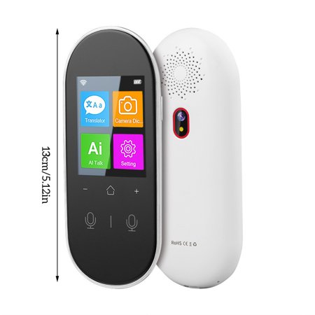 Rechargeable Language Translator with Camera Digital Two-Way Voice ...