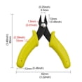 Agiufgs Mini Wire Snips High, Precision Cutting with Spring-Loaded ...