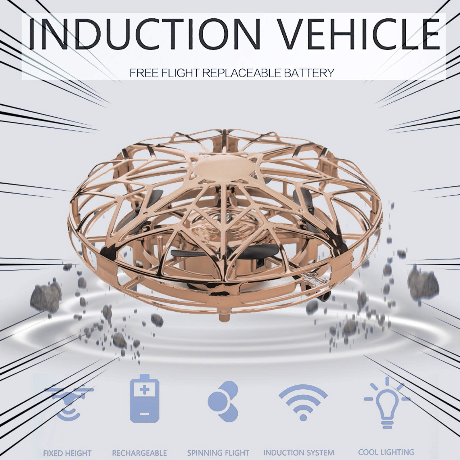 Hdang Hand-Controlled Flying Ball Interactive Infrared Induction ...