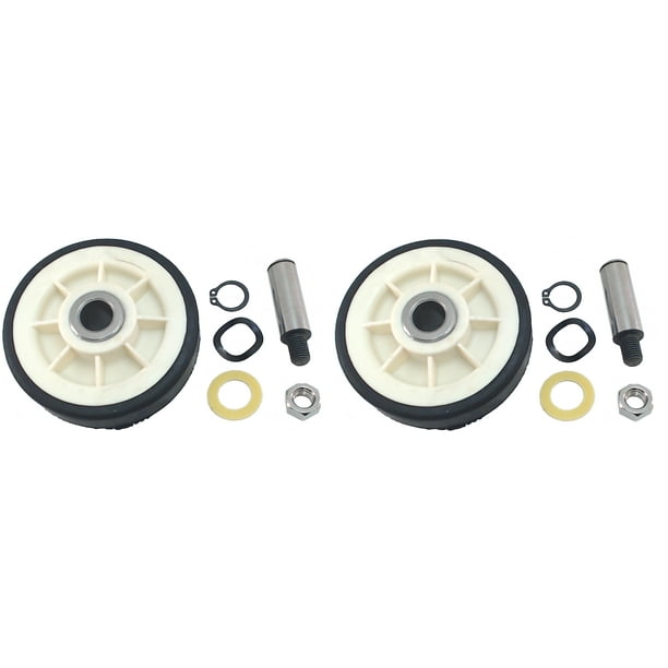 Drum Roller w/shaft 2 Pack Replaces Maytag, 303373, 12001541 - Walmart ...