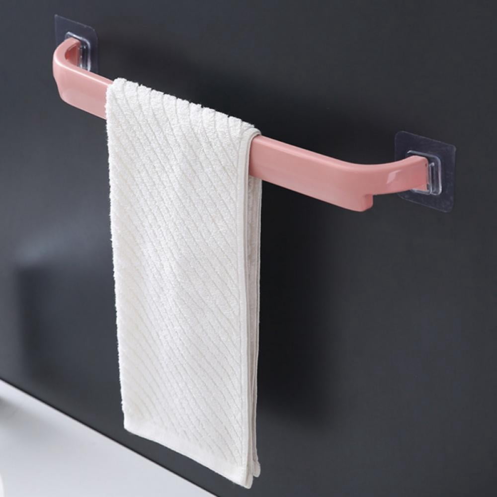 3PCS Towel Pole Free Punch,Toilet Extended Bathroom Cool Wall Hanging ...