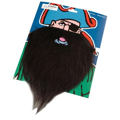US Toy - Fake Pirate Beard Moustache, Multicoloured - Walmart.com ...