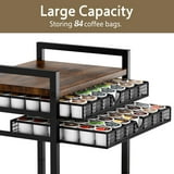 K-Cup Holder Rack,Coffee Pod Holder Drawer for 84 Coffee Pods Storage ...