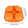 Sports Theme Silicone Cake Mold Set – Basketball Football Shapes ...