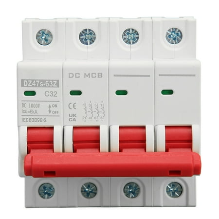 DC Circuit Breaker, 1000V 32A Quick Tripping High PV Air Circuit ...
