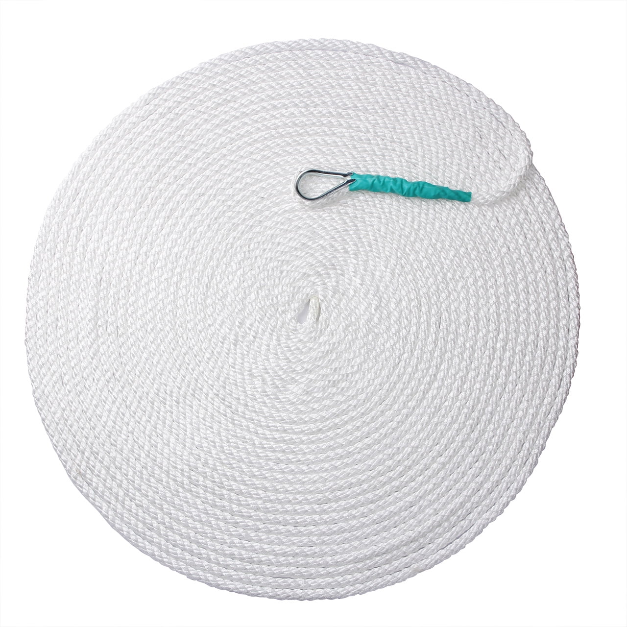 Buy Carbole Nylon Solid Twisted Three Strand Braid Anchor Rope, 3/8 x ...