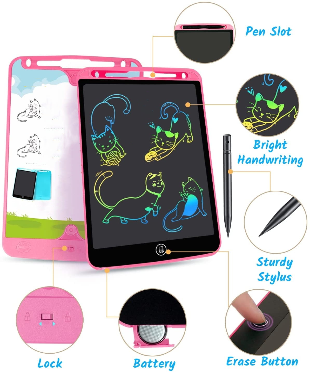 Buy Doodle Pad LED Art Stencil Board Light Pad Tracing Drawing Table ...