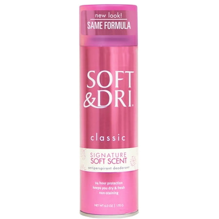 Soft & Dri Classic Spray Antiperspirant Deodorant Signature Soft Scent ...