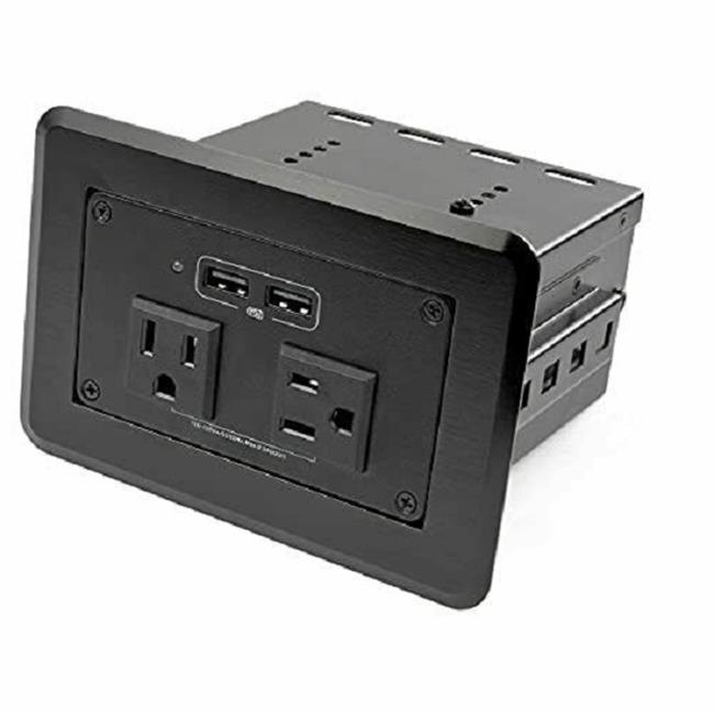 StarTech.com Conference Table Power Center, 2x UL Certified 120V AC ...