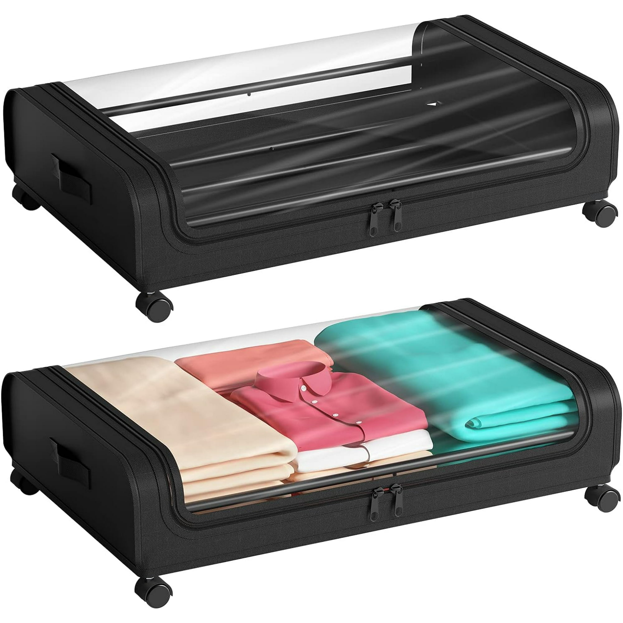 Click here for Luniquz Under Bed Storage With Wheels  Under Bed S... prices