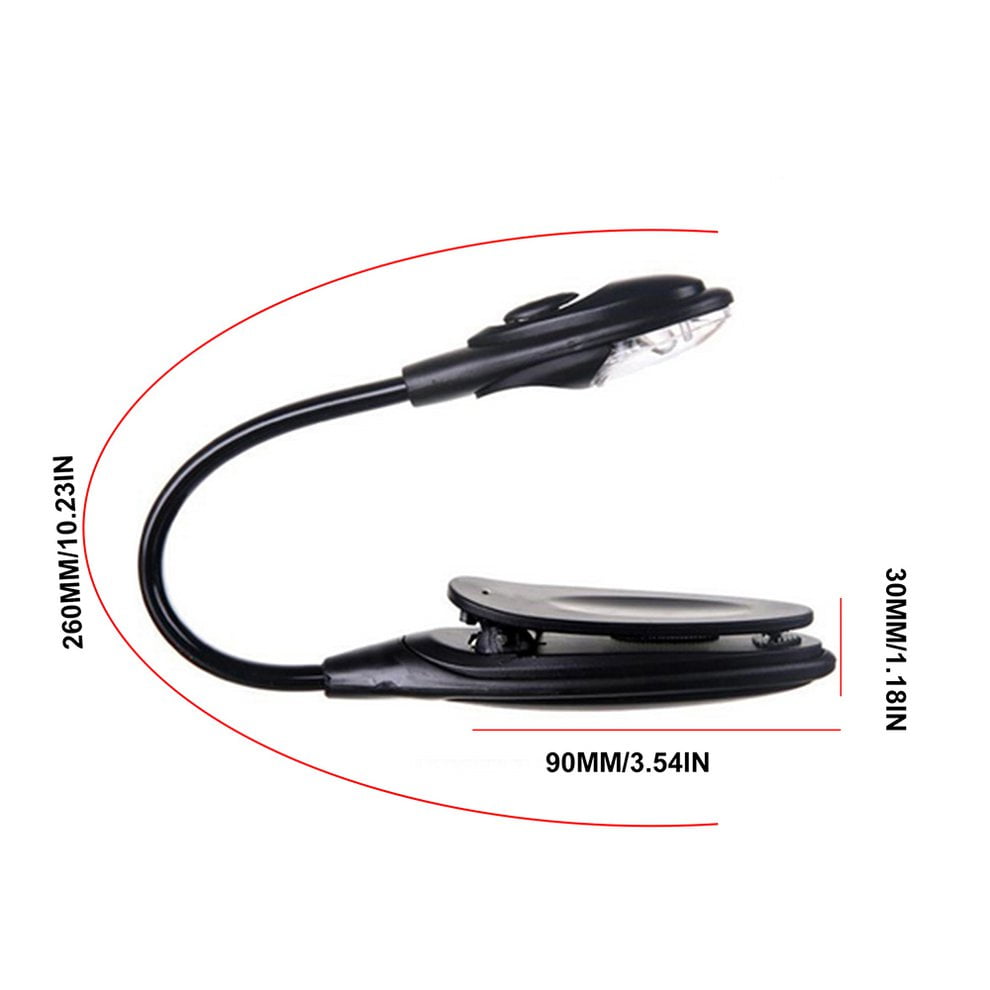 2 PACKS Portable Book Light Lamp Book Light Mini Book Light Led Light ...