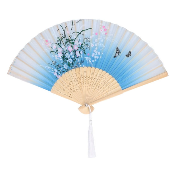 Folding Fan,Peony Flower Folding Fan Handheld Floral Folding Fans ...