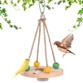 Nsxcdh Wooden Feeder Feeding Outdoor Balcony Hanging Bird Feeder ...