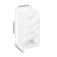 5 Tier Mesh Pen Holder, Metal Desk Organizer, Vertical Marker ...