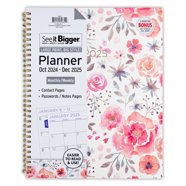 Blank Calendar: White Background, Undated Planner for Organizing, Tasks ...