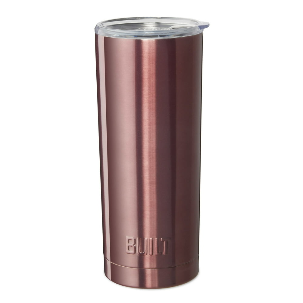 Built 20 Ounce Double Wall Stainless Steel Tumbler In Mauve Walmart