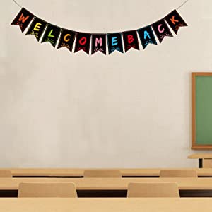 Buy Classroom Decorations Welcome Banner, Welcome Bulletin Board Banner ...