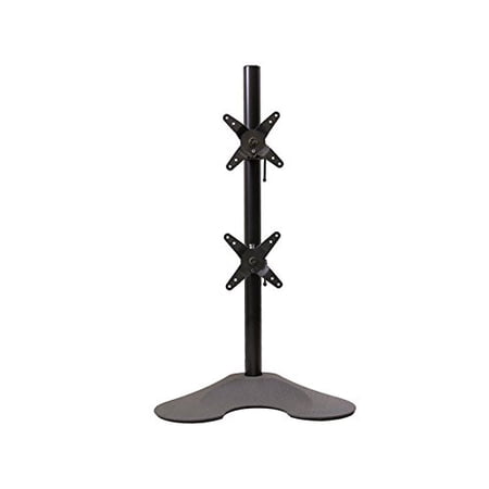 Ergotech Dual Vertical LCD Monitor Stand (100-D28-B11),Black | Walmart ...