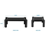 Mount-It! Printer and Monitor Stand Height Adjustable 19 x 13 Inches ...