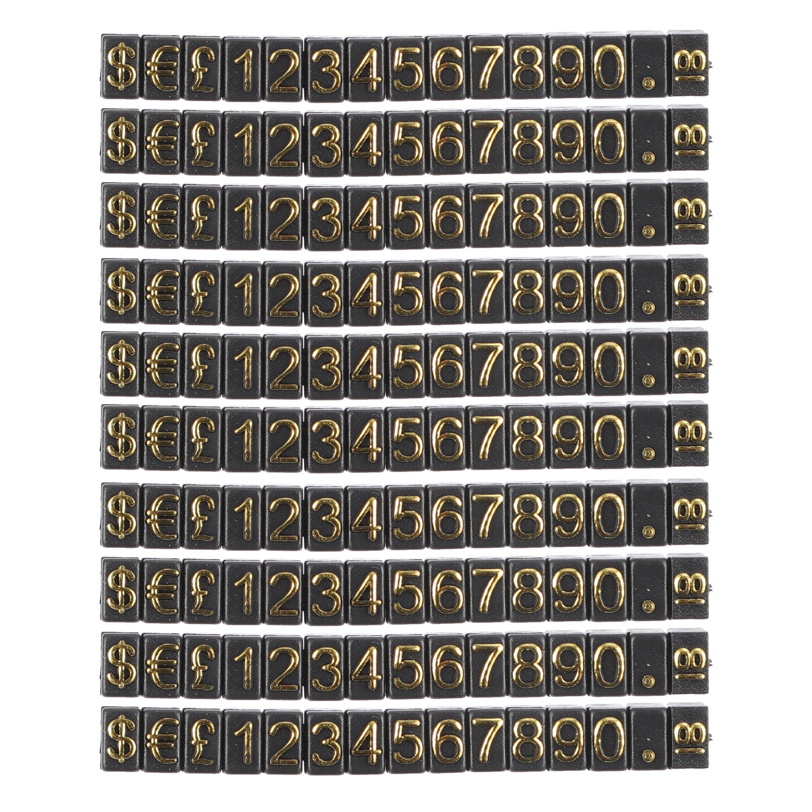 CIMAXIC 10pcs Price Label Display Sign Number Display Price Tags Shop ...