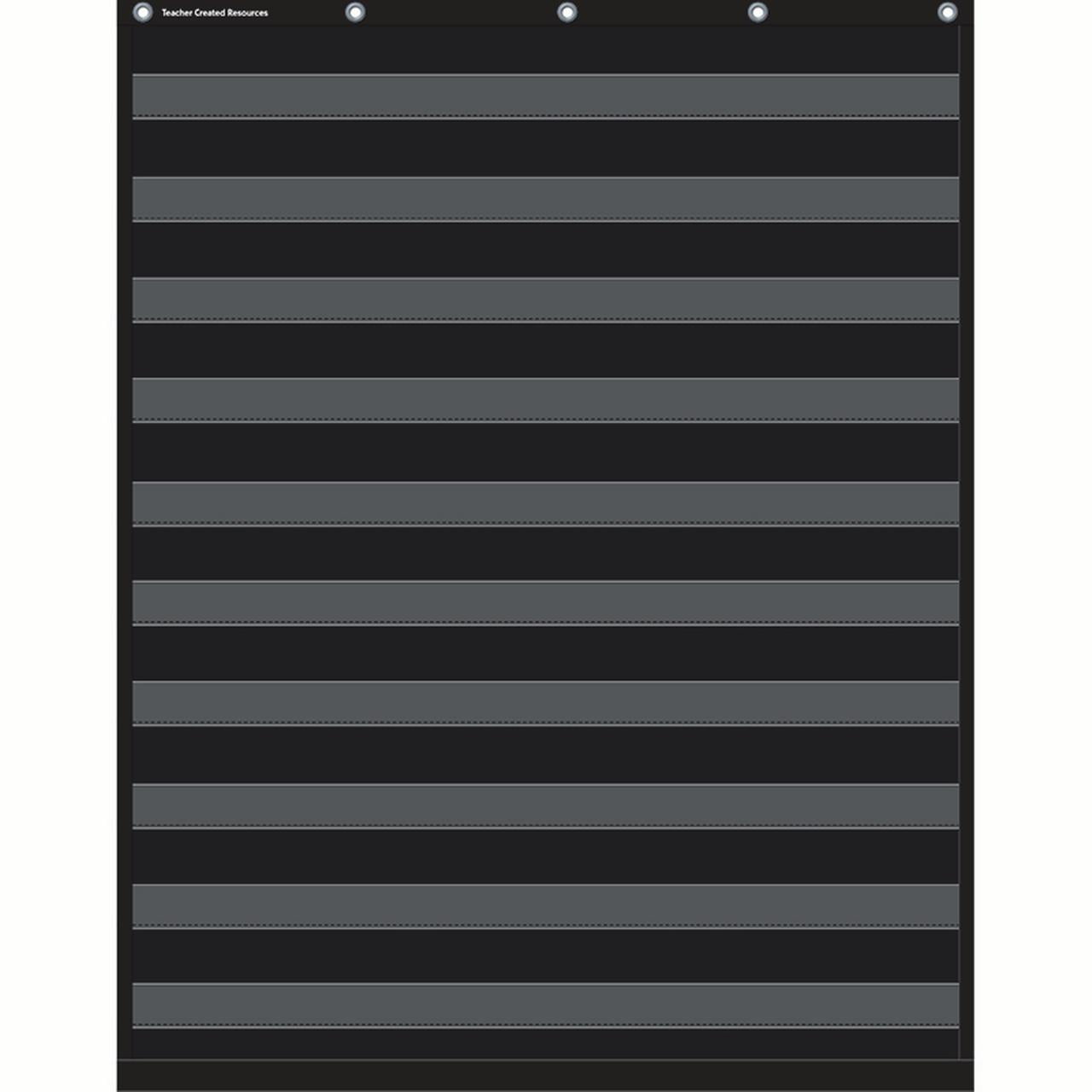 Black 10 Pocket Chart | Bundle of 5 Each - Walmart.com