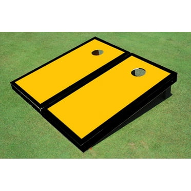 GoSports Premium Wooden Cornhole Set - Regulation Size, 2 Boards, 8 ...