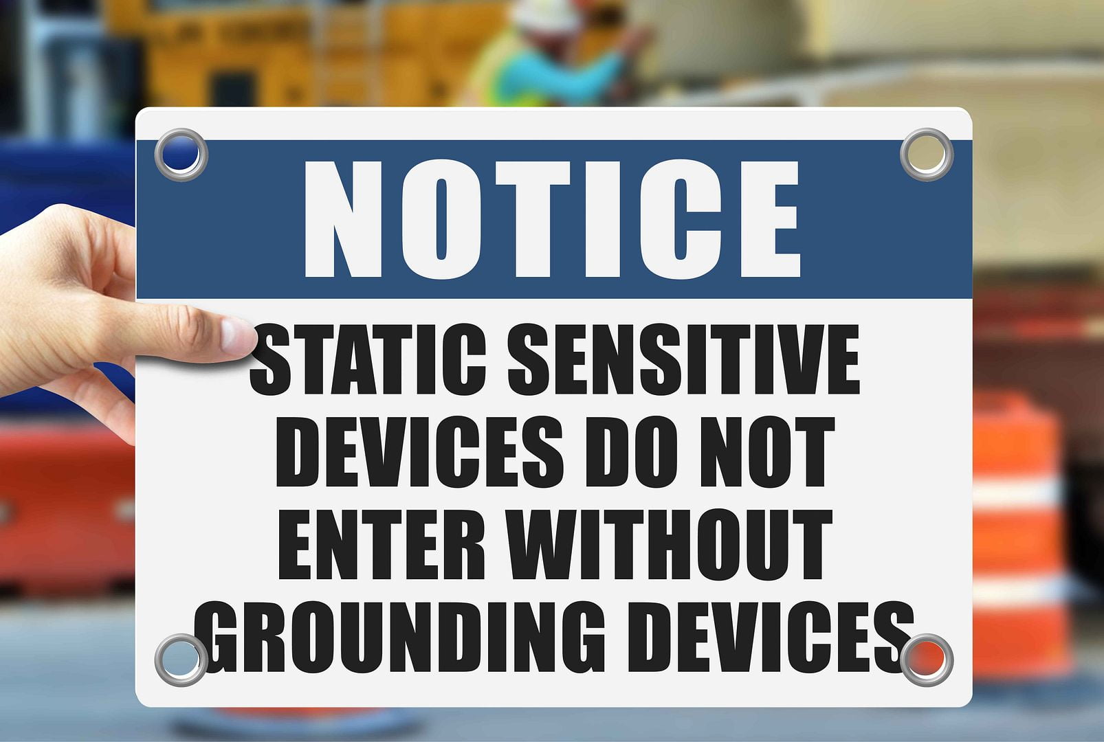 STATIC SENSITIVE DEVICES DO NOT ENTER WITHOUT GROUNDING DEVICES ...