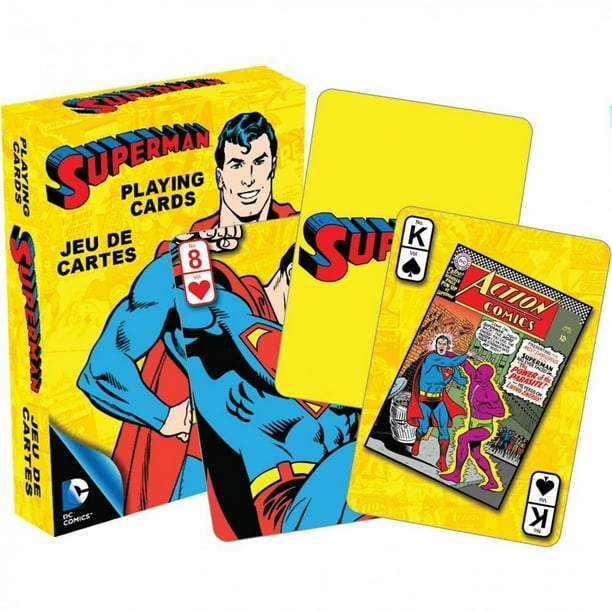 Superman 796508 Superman Retro Playing Cards - Walmart.com