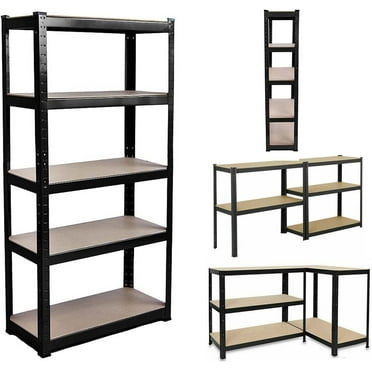 Slsy 3 Pack 72"H x 36"W x 18"D Garage Shelving, Heavy Duty Steel ...