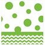 Party Creations Chevron & Polka Dots Plastic Tablecover, 54" x 102 ...