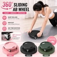 Abdominal Sliding Disc Wheel with Silent 360 Degree Wheels, Core ...