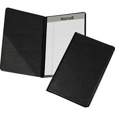 Samsill Professional Padfolio, 8.5"x11" Writing Pad Included, Black ...