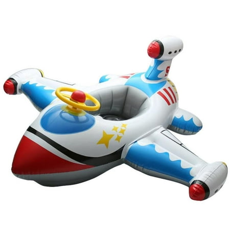 facefd Kids Ride-on Giant Inflatable Plane Swimming Ride Inflatable ...